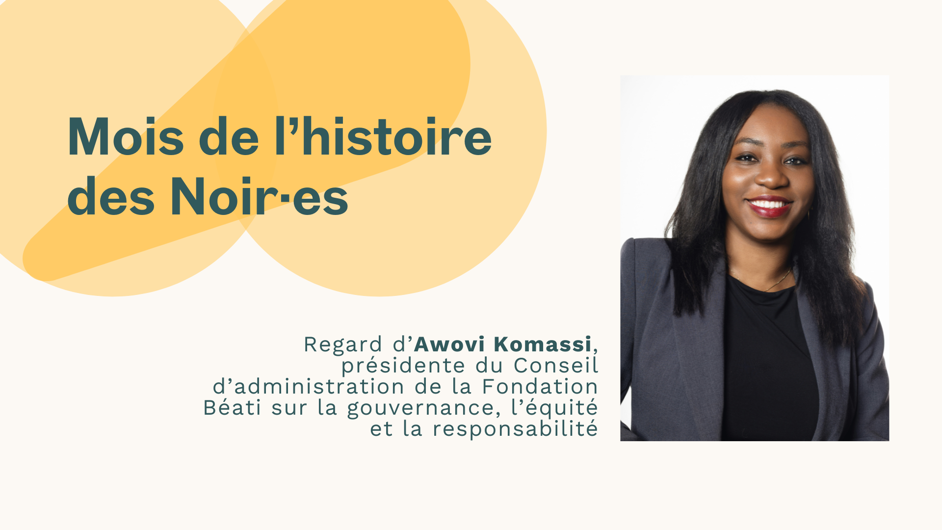 Mois de l’histoire des Noir·es - Fondation Béati